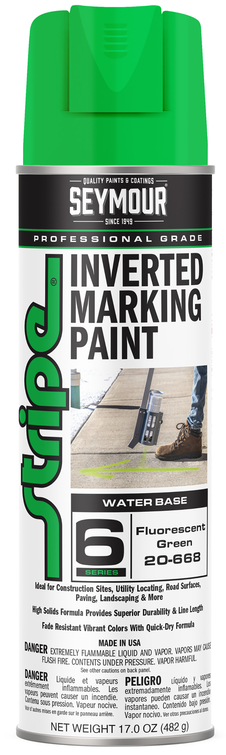 Seymour Stripe 6-Series Inverted Ground Marking Paint - Safety Zone ...