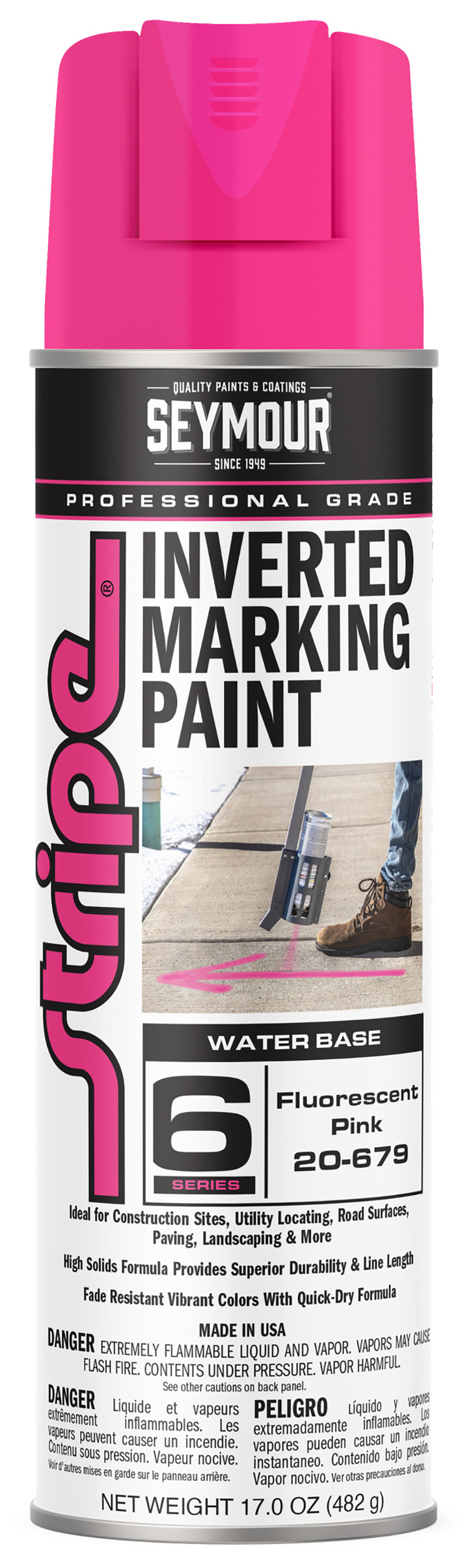 Seymour Stripe 6-Series Inverted Ground Marking Paint - Safety Zone ...