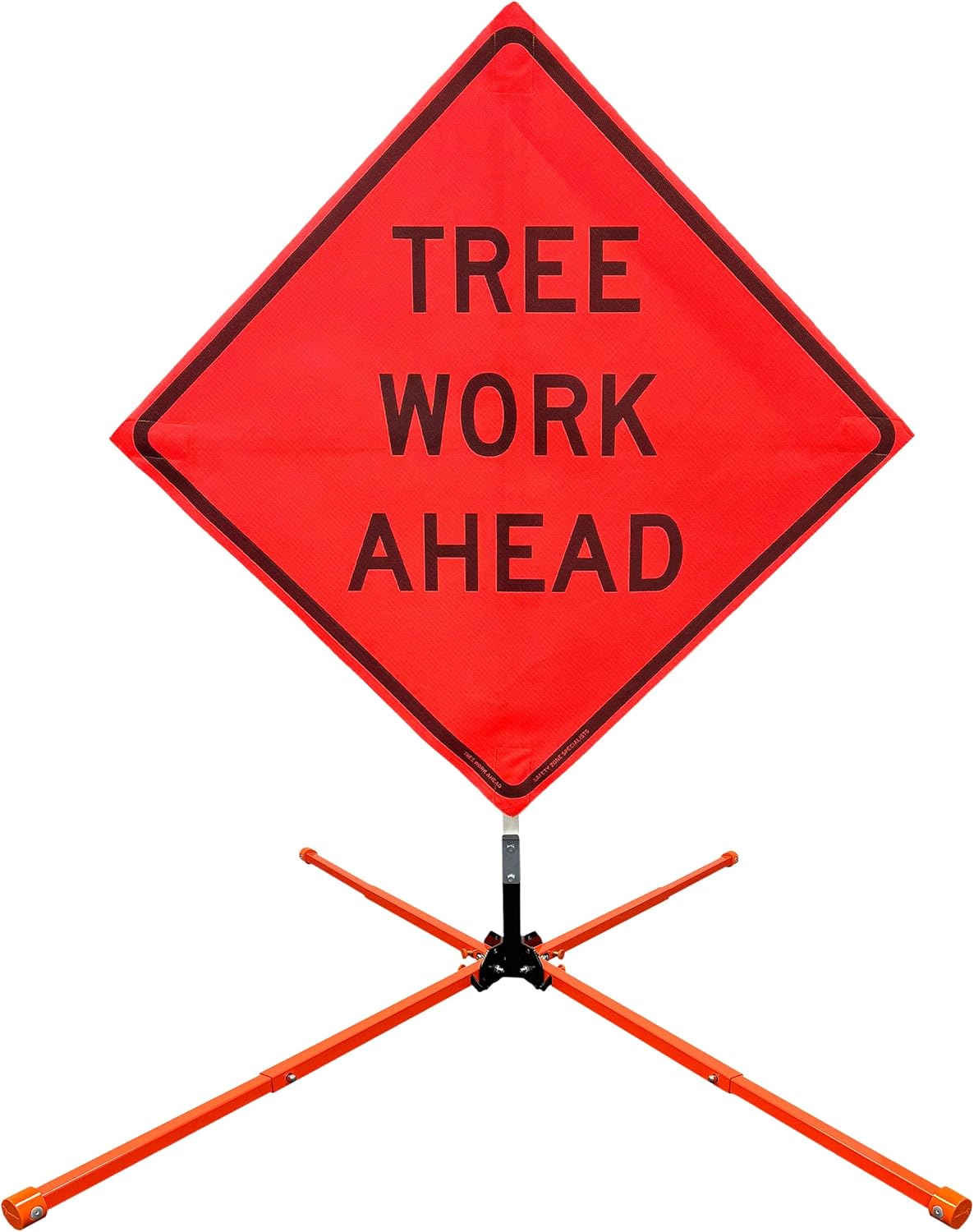 OrangeGear® Tree Work Ahead Roll Up Sign & Stand Kit - Safety Zone ...